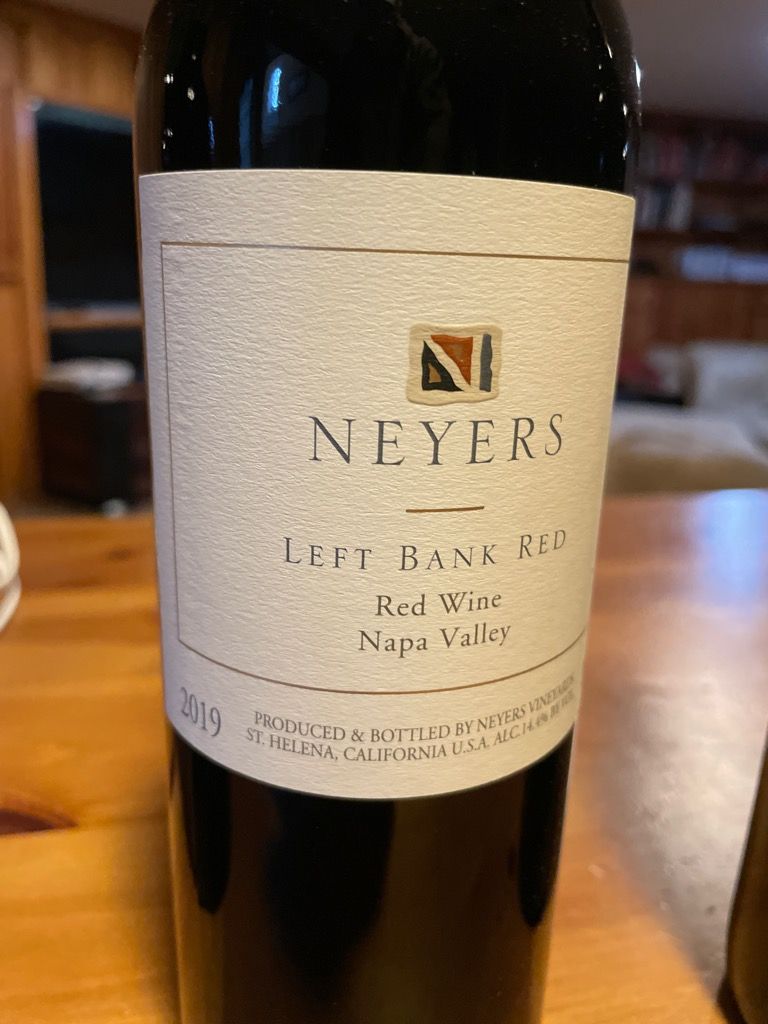 2019 Neyers Left Bank Red, USA, California, Napa Valley - CellarTracker