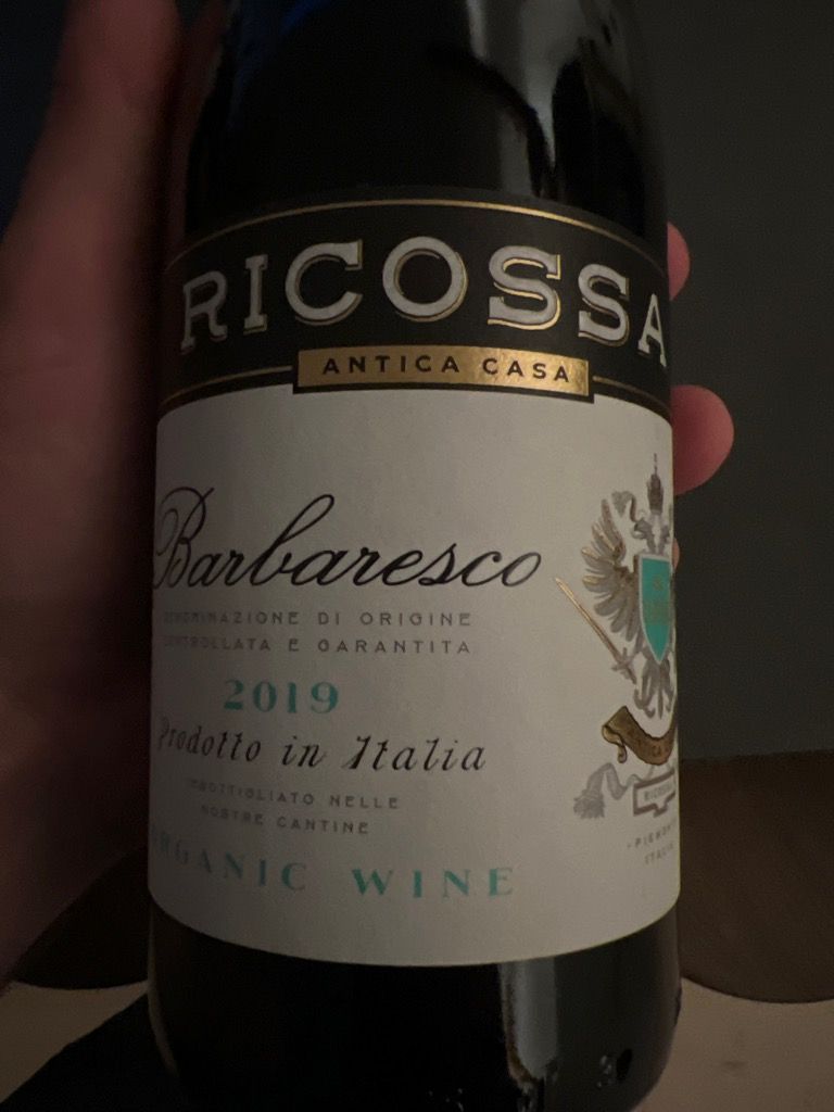 2019 Ricossa Barbaresco, Italy, Piedmont, Langhe, Barbaresco ...
