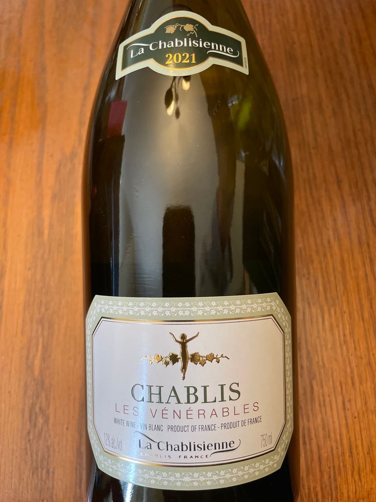2021 La Chablisienne Chablis Les Vénérables, France, Burgundy, Chablis ...