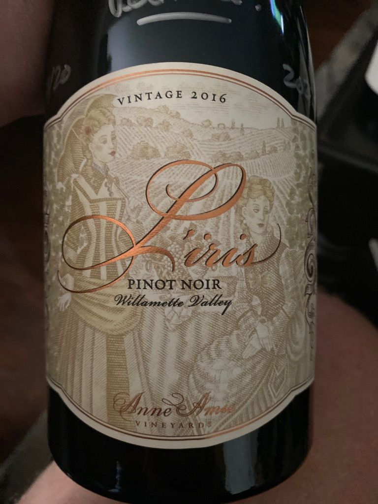 2016 Anne Amie Pinot Noir L'Iris, USA, Oregon, Willamette Valley ...