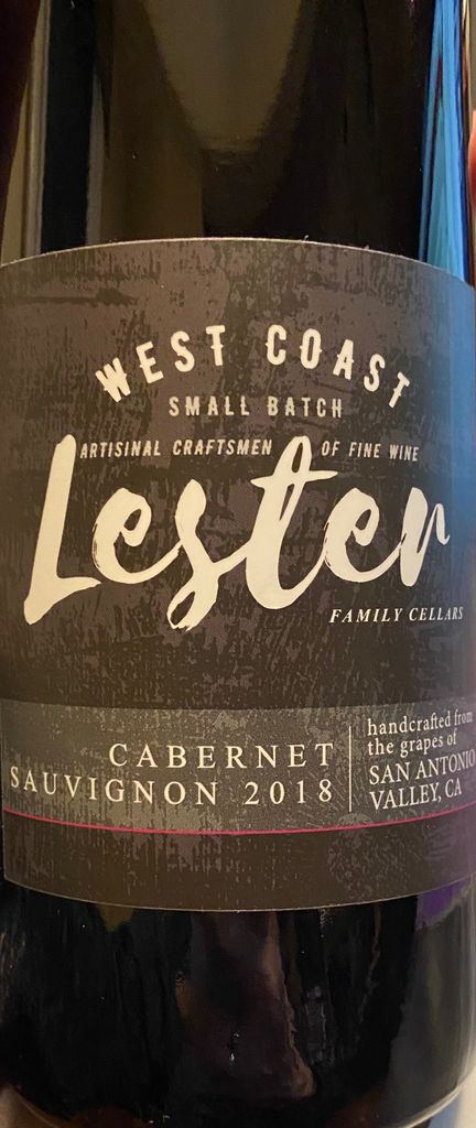 2019 Lester Family Cellars, USA, California, Central Coast, San Antonio ...