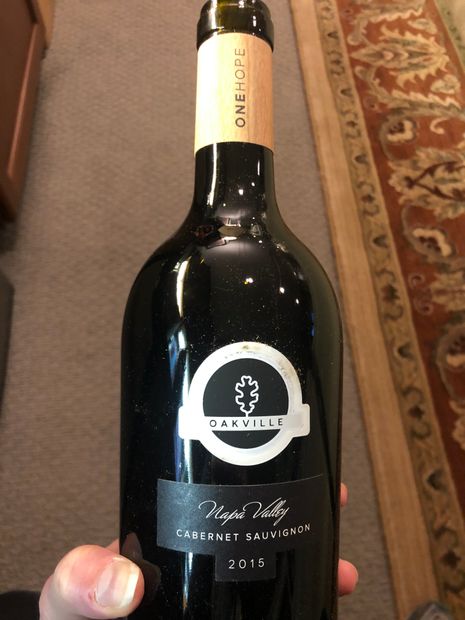 2015 One Hope Cabernet Sauvignon Oakville, USA, California, Napa Valley ...