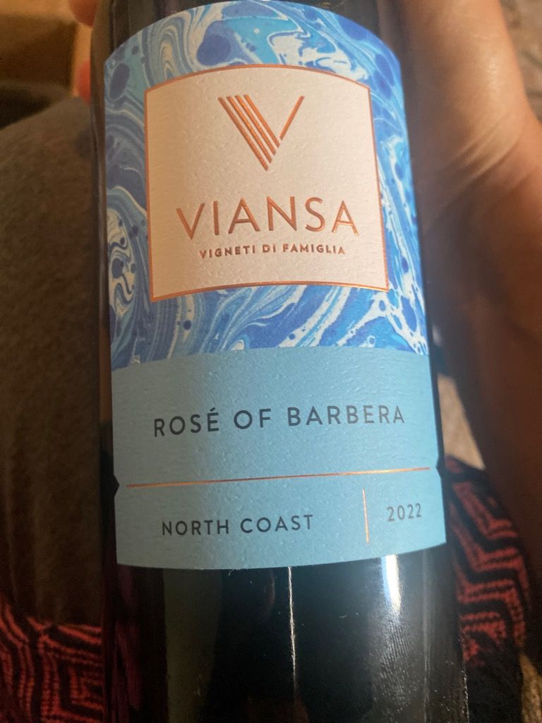 2022 Viansa Rosé of Barbera, USA, California, North Coast - CellarTracker