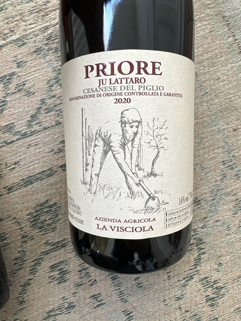 2020 La Visciola Cesanese del Piglio Priore Ju Lattaro, Italy, Latium ...