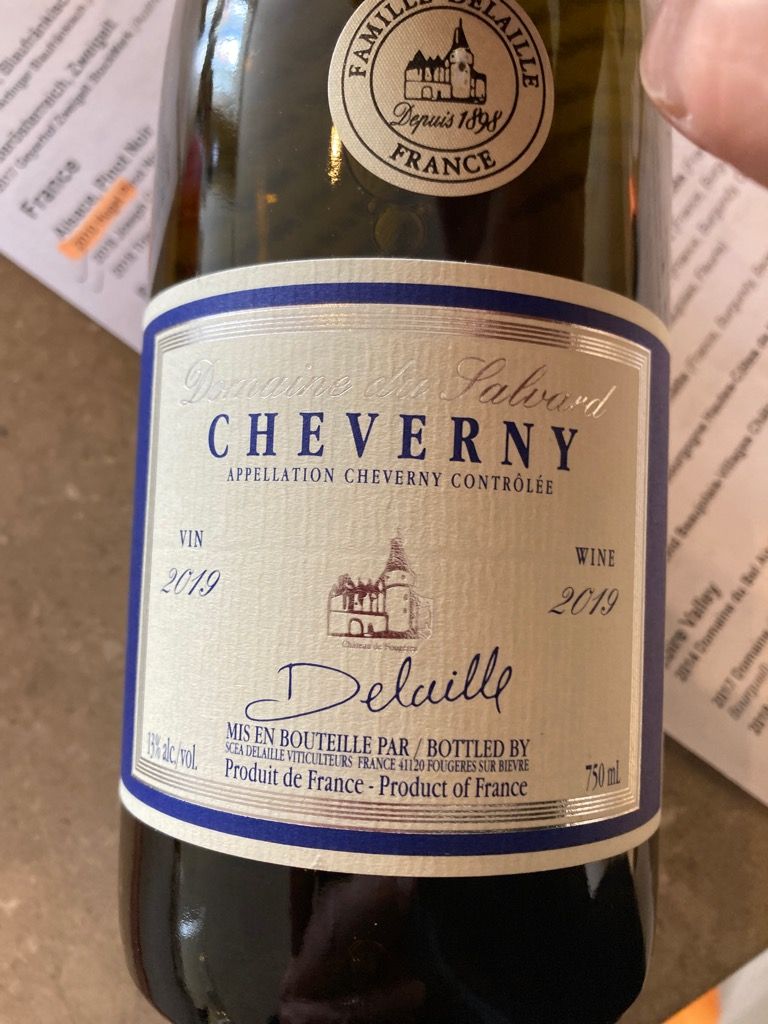 2021 Domaine du Salvard Cheverny Le Petit Salvard, France, Loire Valley ...