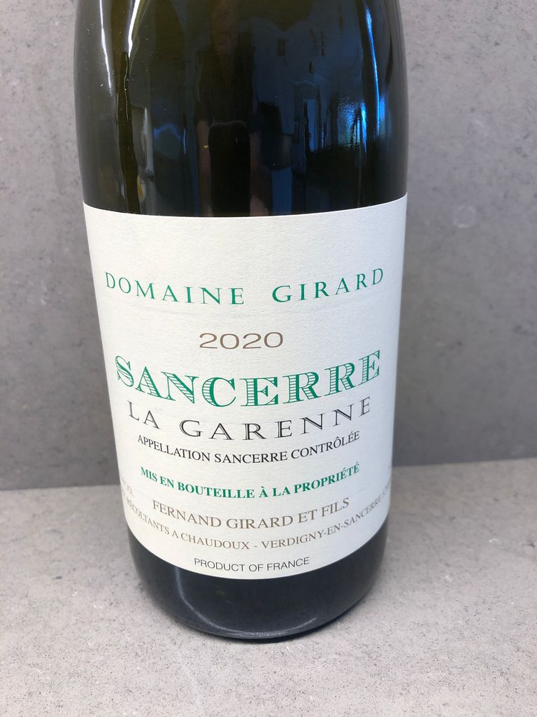 2020 Domaine Fernand Girard Sancerre La Garenne, France, Loire Valley ...