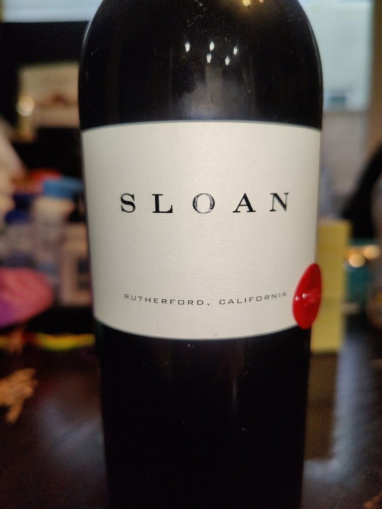 2020 Sloan, USA, California, Napa Valley, Rutherford - CellarTracker