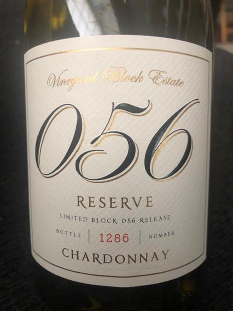2016 Vineyard Block Estate Chardonnay Block 056 Reserve, USA ...