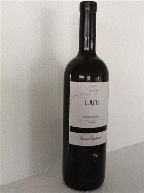 2009 Gianni Gagliardo Barbera d'Alba La Matta, Italy, Piedmont, Alba ...
