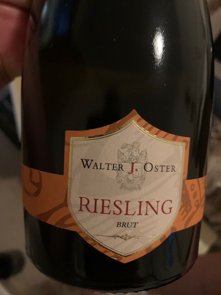 2019 Weingut Walter J Oster Riesling Brut Sekt, Germany, Mosel Saar ...