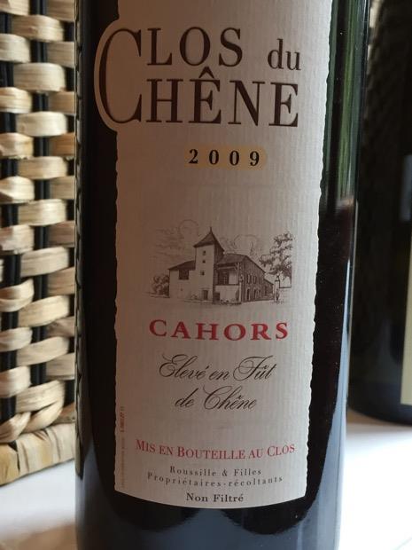 2011 Clos du Chêne Cahors 100% Malbec, France, Southwest France, Cahors ...