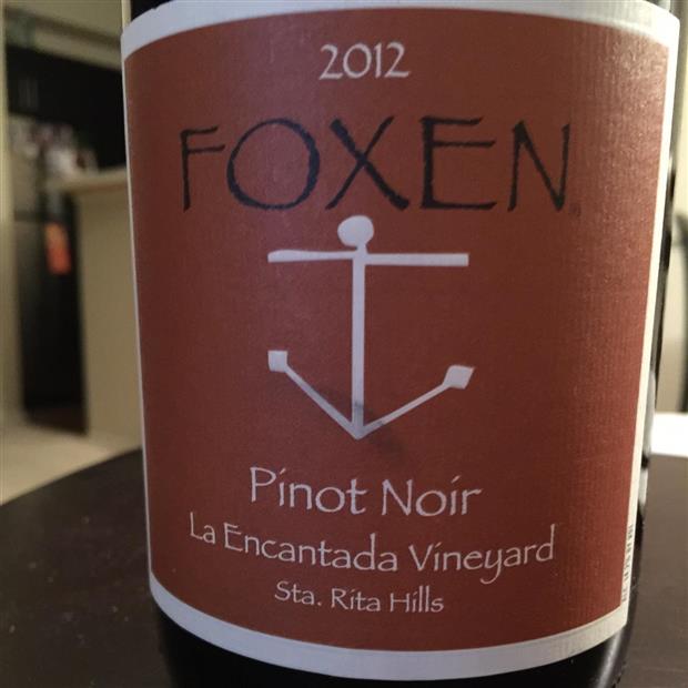 2012 Foxen Pinot Noir La Encantada Vineyard, USA, California, Central ...