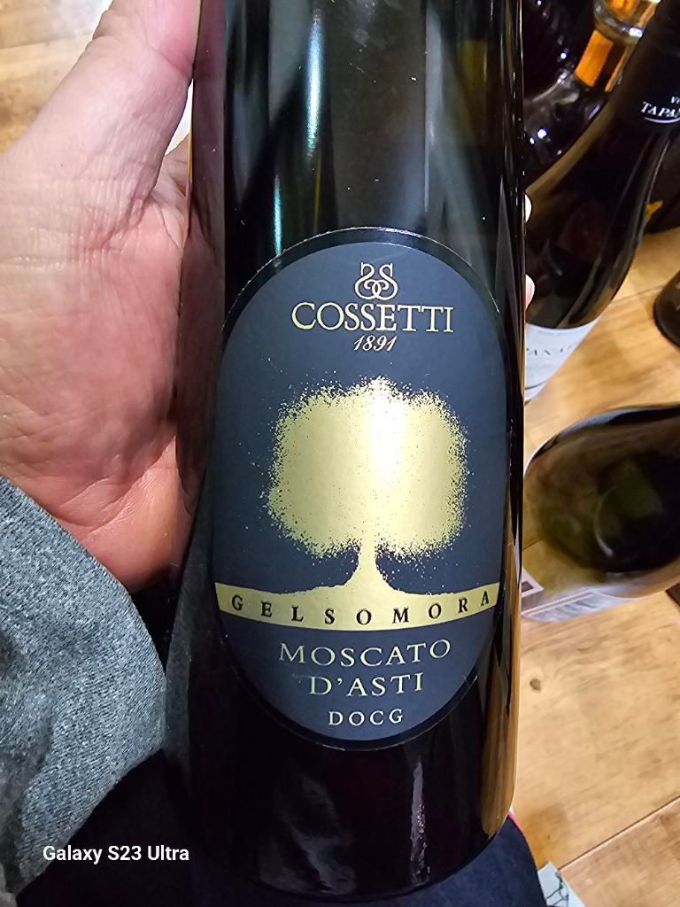 2021 Cossetti Moscato d'Asti Gelsomora, Italy, Piedmont, Asti, Moscato ...
