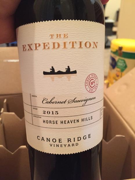 2015 Canoe Ridge Cabernet Sauvignon The Expedition Horse Heaven Hills ...