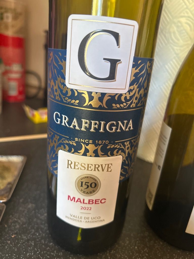 2022 Graffigna Malbec Centenario Reserve, Argentina, San Juan - CellarTracker