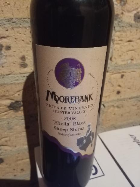 2008 Moorebank Private Vineyard Shiraz Sheila Black Sheep, Australia ...