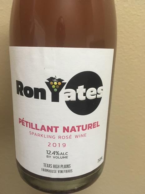 2021 Ron Yates Pétulant Naturel Farmhouse Vineyards, USA, Texas, Texas ...