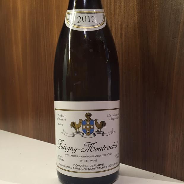 2012 Domaine Leflaive Puligny-Montrachet, France, Burgundy, Côte de ...