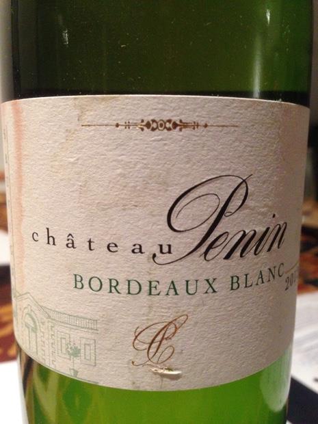 2021 Château Penin Blanc, France, Bordeaux, Bordeaux Supérieur ...