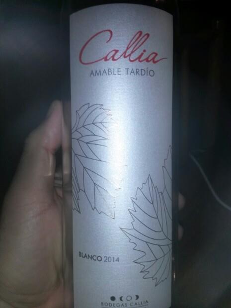 2015 Bodegas Callia Amable Tardio, Argentina, San Juan - CellarTracker