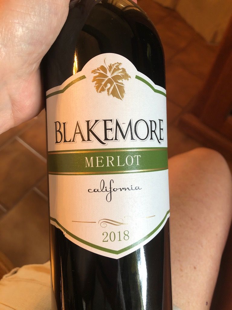 2018 Blakemore Merlot, USA, California, Napa Valley, St. Helena ...
