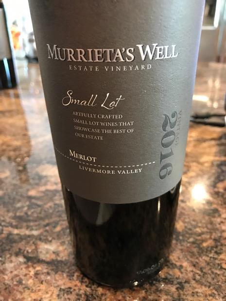 2016 Murrieta's Well Merlot Small Lot, USA, California, San Francisco ...