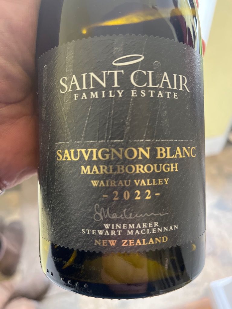 2022 Saint Clair Family Estate Sauvignon Blanc Wairau Reserve, New ...