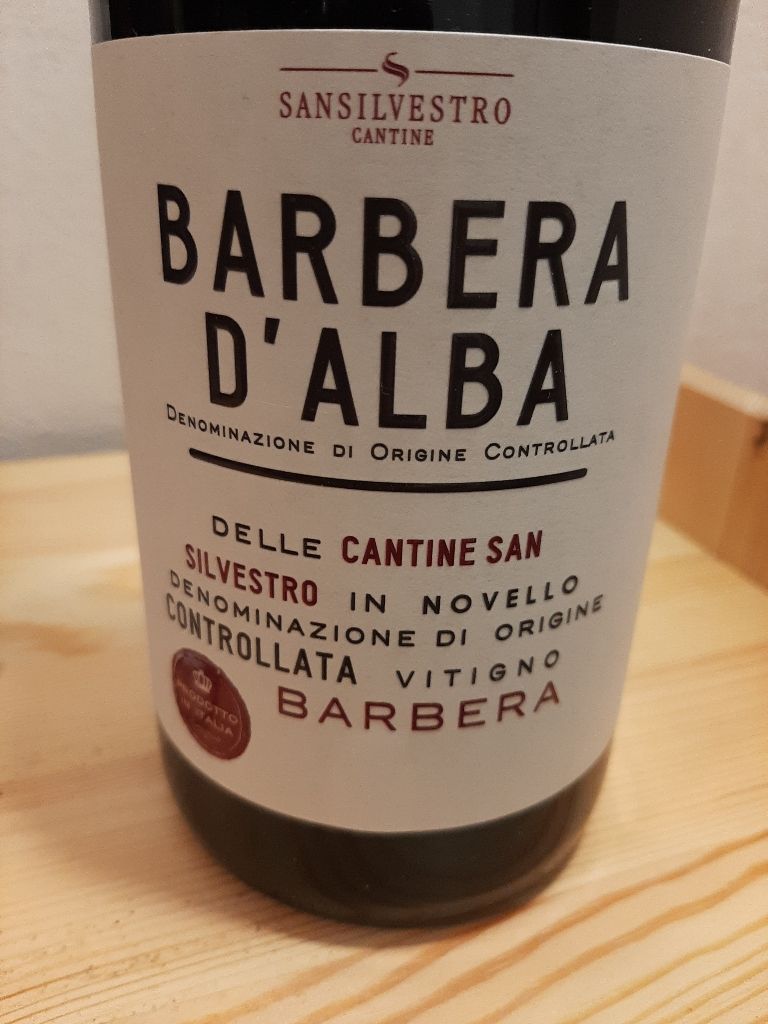 2020 Cantine San Silvestro Barbera d'Alba Superiore, Italy, Piedmont ...