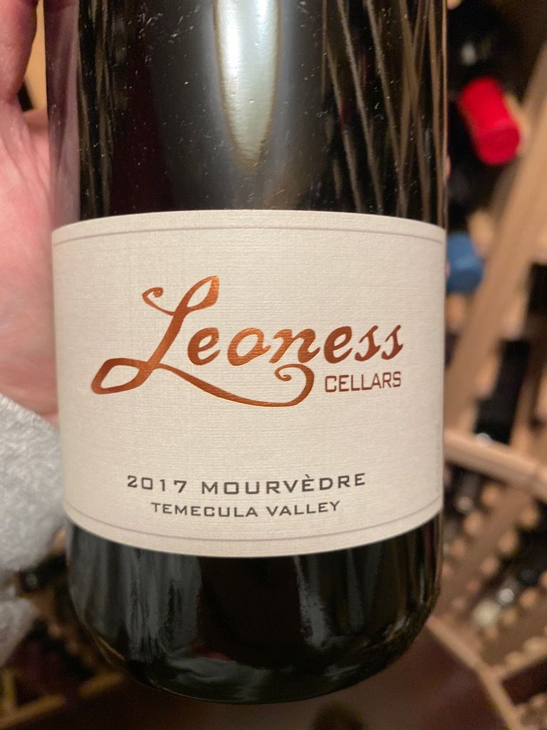 2017 Leoness Cellars Mourvèdre, USA, California, South Coast, Temecula ...