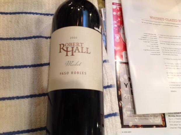 2001 Robert Hall Merlot, USA, California, Central Coast, Paso Robles ...