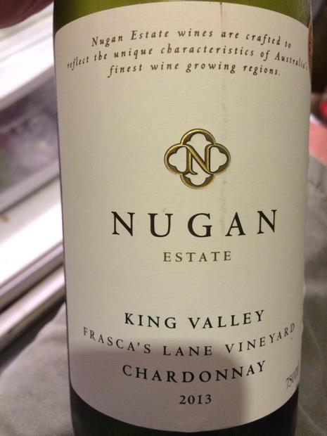 2013 Nugan Estate Chardonnay Frasca's Lane, Australia, Victoria, North ...