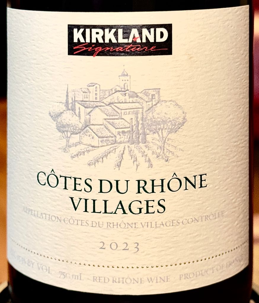 2023 Kirkland Signature Côtes du Rhône Villages, France, Rhône ...