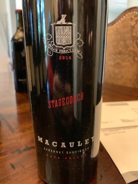 2016 Macauley Cabernet Sauvignon Stagecoach Vineyard, USA, California ...