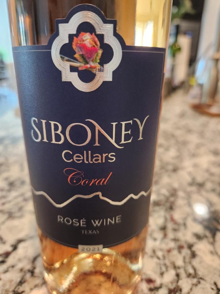 2021 Siboney Cellars Coral Lahey Vineyard, USA, Texas, Texas High ...