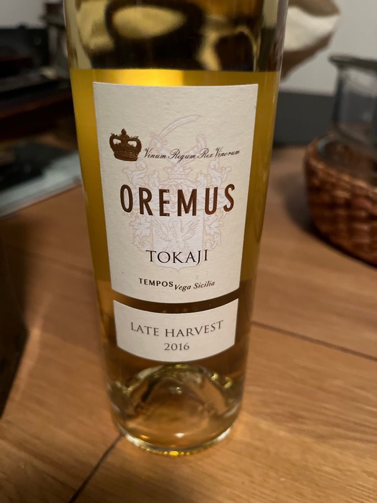 2016 Oremus Tokaji Late Harvest, Hungary, Tokaji - CellarTracker