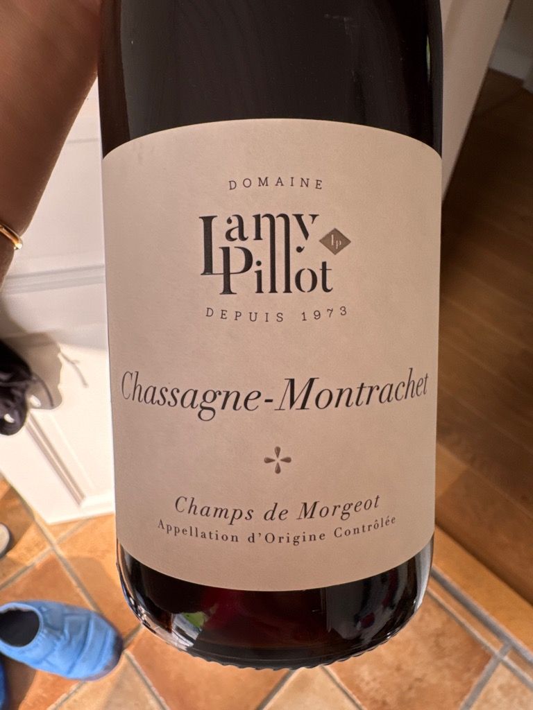 2023 Domaine Lamy-Pillot Chassagne-Montrachet Champs de Morgeot Rouge ...