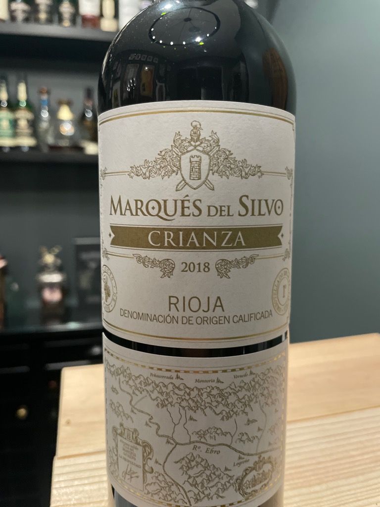 2018 Marques del Silvo Rioja Crianza, Spain, La Rioja, Rioja ...