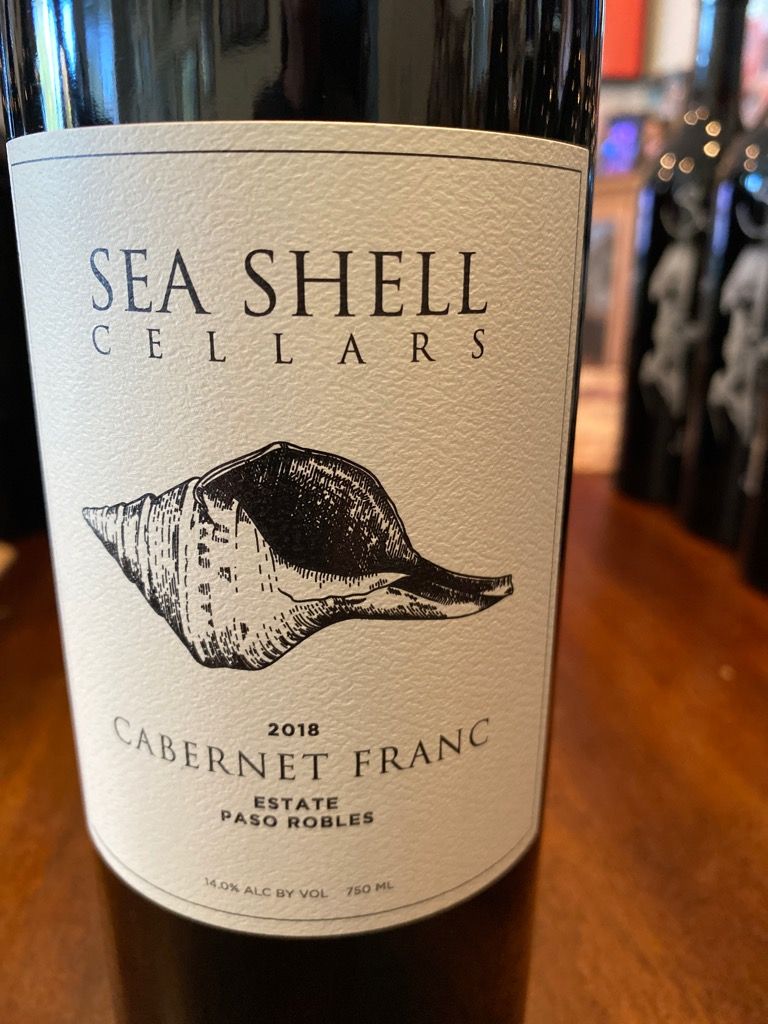 2019 Sea Shell Cellars Cabernet Franc, USA, California, Central Coast ...