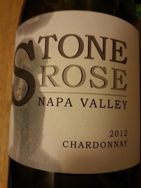 2012 Stone Rose Chardonnay, USA, California, Napa Valley - CellarTracker