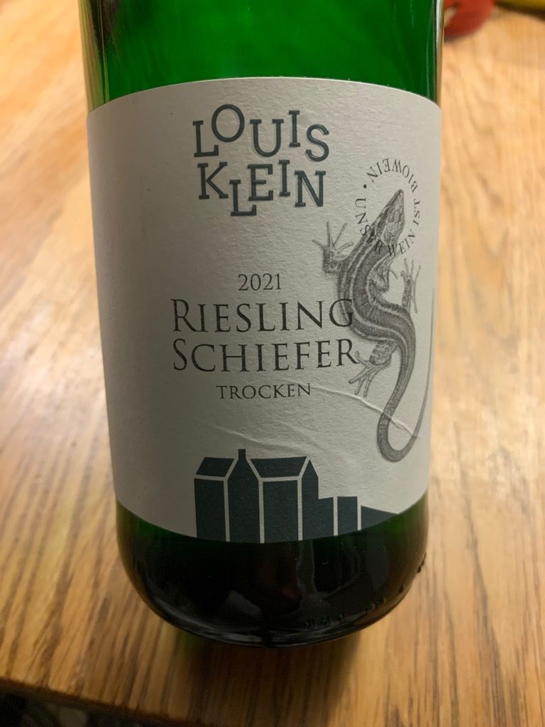 2021 Weingut Louis Klein Riesling Schiefer trocken, Germany, Mosel Saar ...