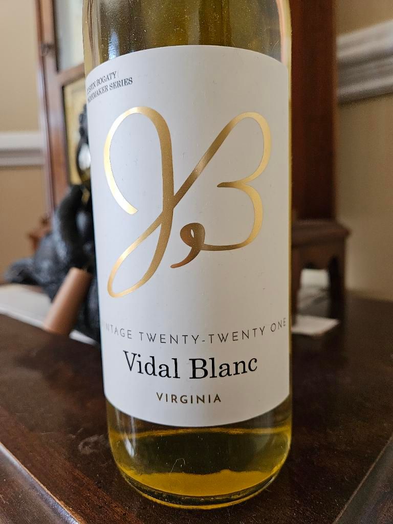 2020 Justin Bogaty Vidal Blanc Winemaker Series, USA, Virginia ...