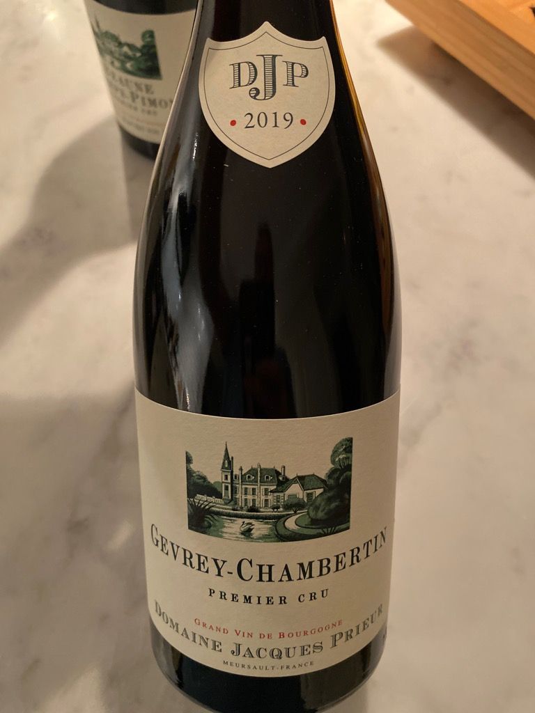 2019 Domaine Jacques Prieur Gevrey-Chambertin 1er Cru, France, Burgundy ...