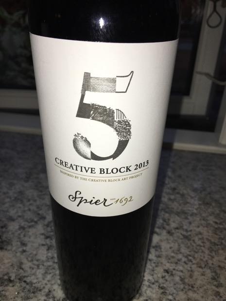 2013 Spier Creative Block 5, South Africa, Coastal Region - CellarTracker