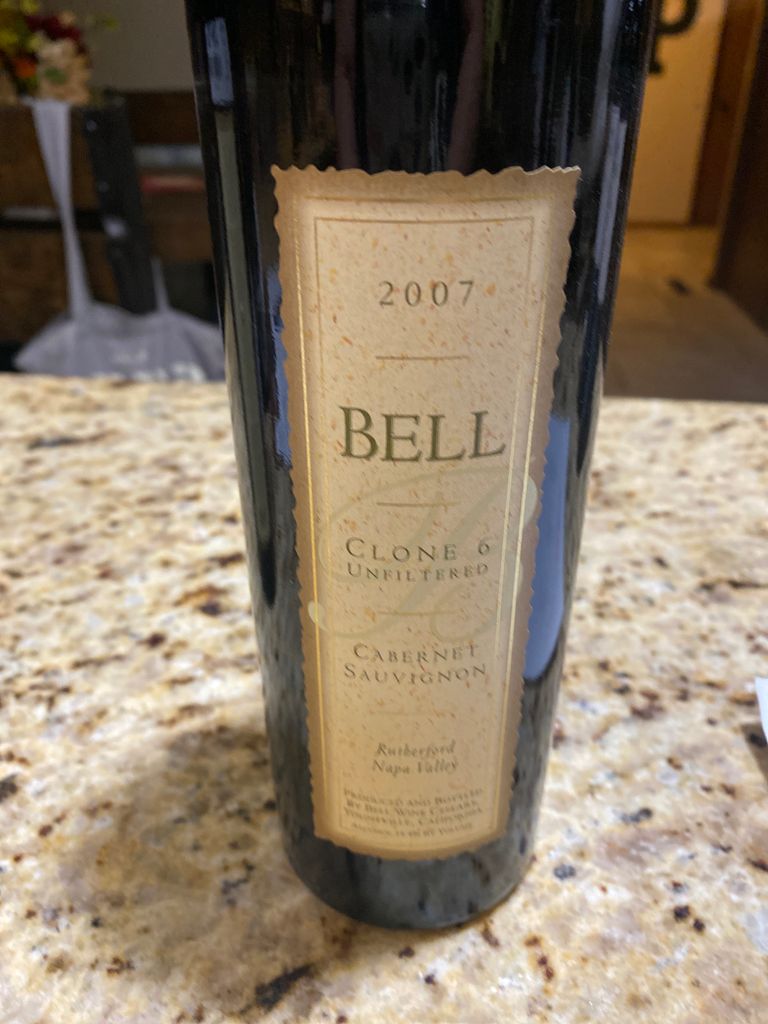 2007 Bell Wine Cellars Cabernet Sauvignon Clone 6, USA, California ...