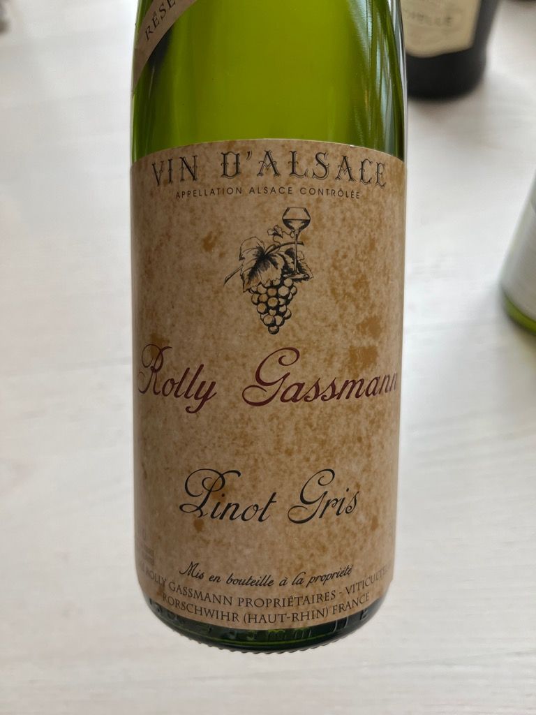 2007 Rolly Gassmann Pinot Gris, France, Alsace - CellarTracker