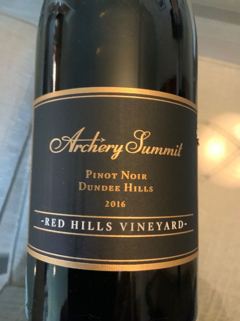 2016 Archery Summit Pinot Noir Red Hills Vineyard, USA, Oregon ...