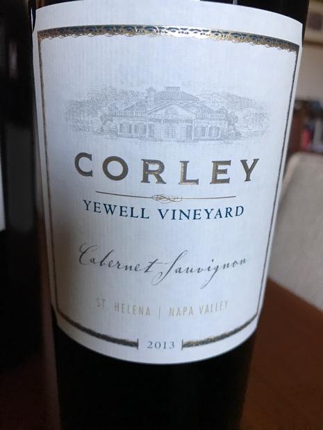 2013 Corley Family Cabernet Sauvignon State Lane Vineyard, USA ...