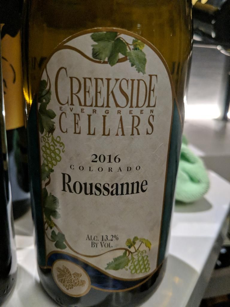 2016 Creekside Cellars Roussanne, USA, Colorado, Grand Valley ...