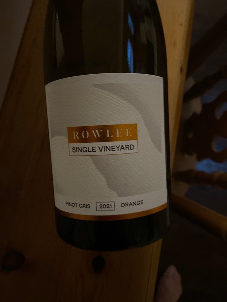 2021 Rowlee Wines Pinot Gris Single Vineyard, Australia, New South ...