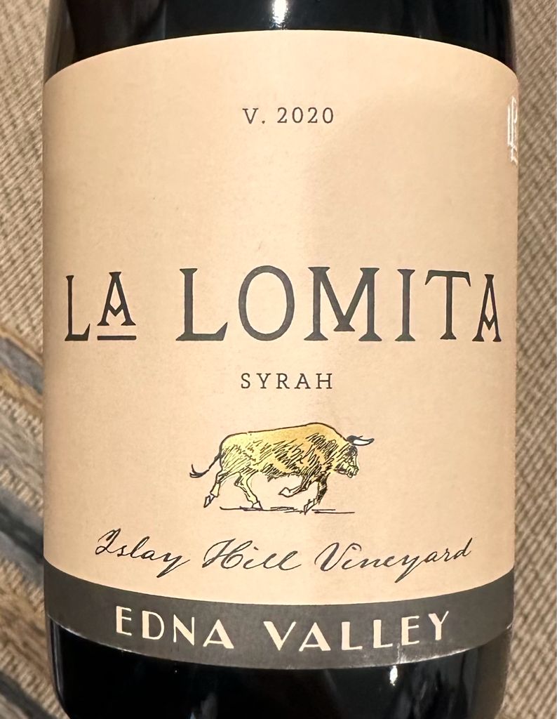 2021 La Lomita Syrah Islay Hill Vineyard, USA, California, Central ...